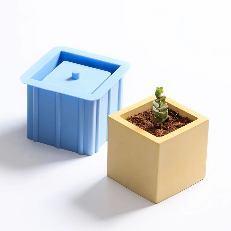 Oem Diy Pen Holder Molds For Fleshy Flower Pot Silicone Succulent ...