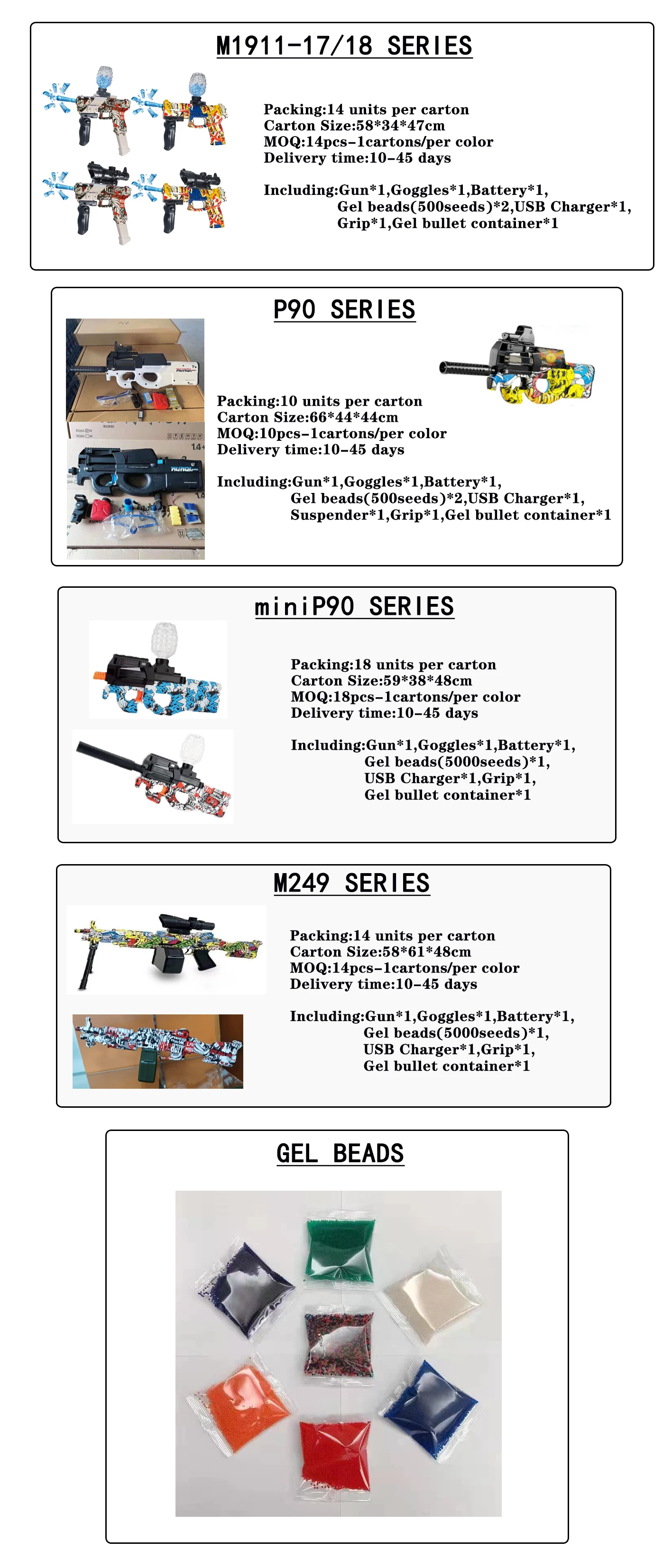 Glock Fully Automatic Projectile Soft Gun Empty Bin Lifting Machine ...