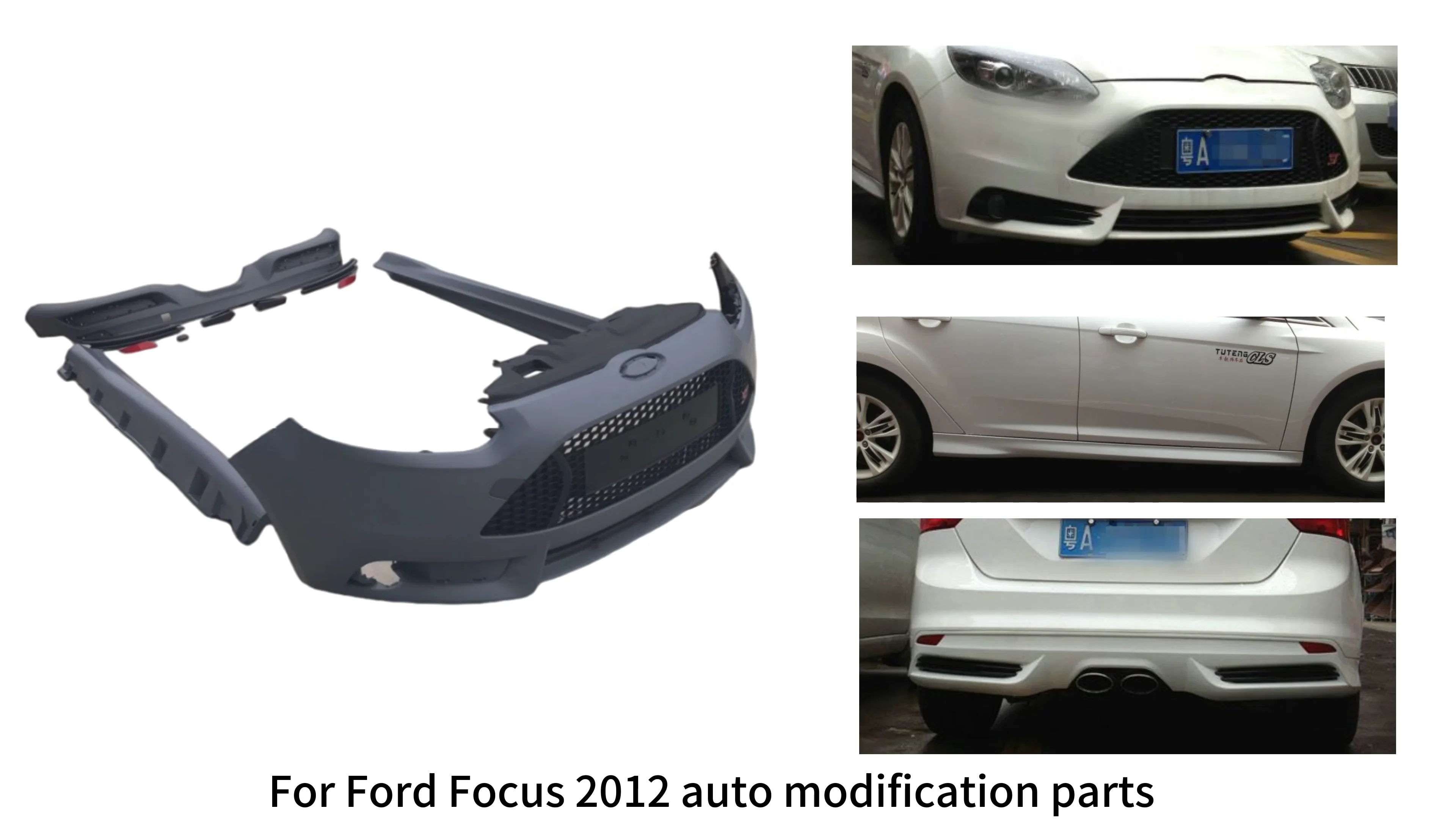 Aftermarket Parts Body Kit Pp Car Front Bumper For Ford Focus 2012 ...