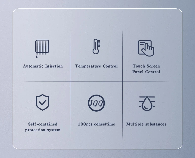 Maywaysky King Size Cone Infusion Machine - 100pcs/time