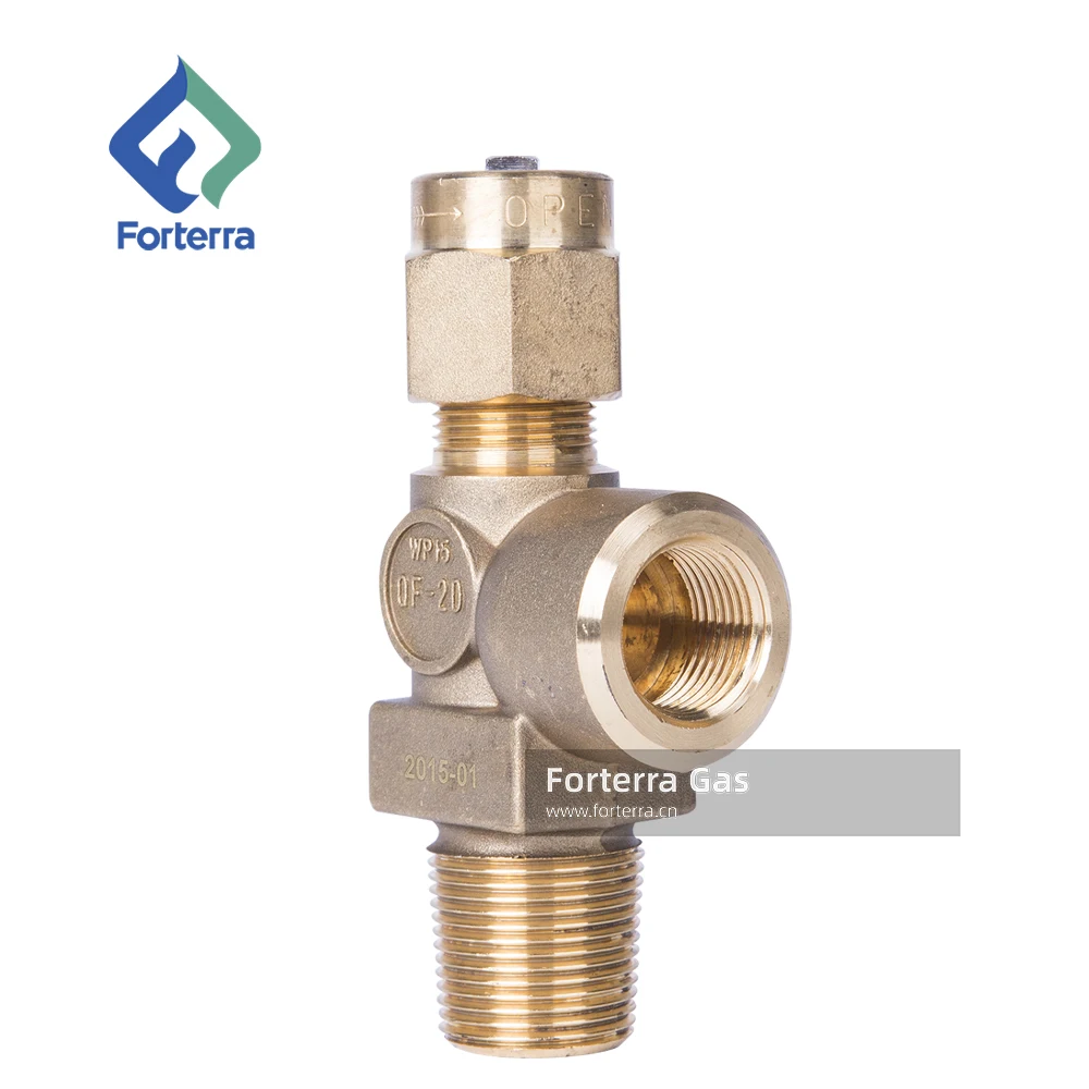 CGA320 CO2 Gas Cylinder Valve - 15mpa Brass for Industrial