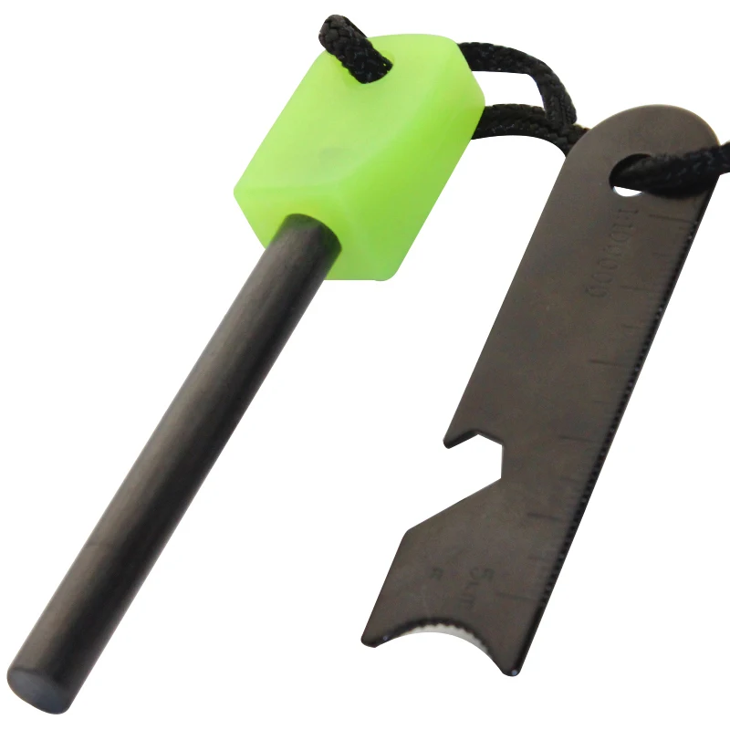 Outdoor Campfire Fluorescent Firesteel Glow Feuerstarter Camping Fire ...