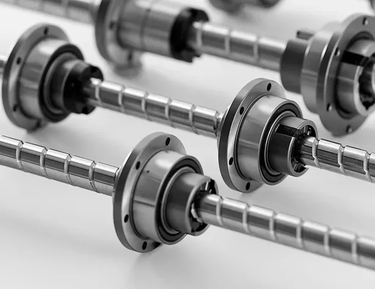 Hollow Shaft Ball Screw Splines 16/20/25mm Shaft Diameters Light ...