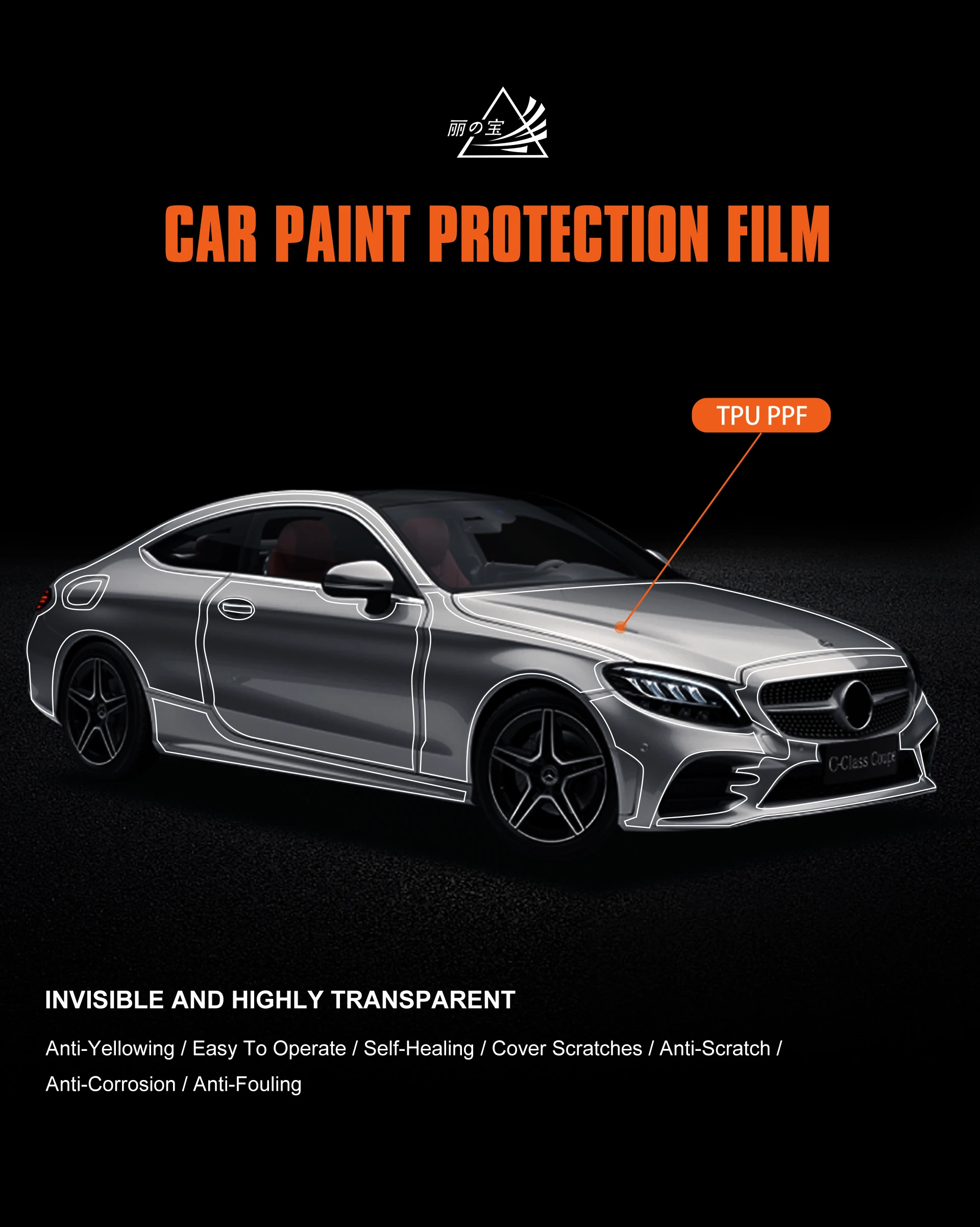 Cheap Factory Price Auto-repaired Anti Scratch Tph Tpu Ppf Plastic ...