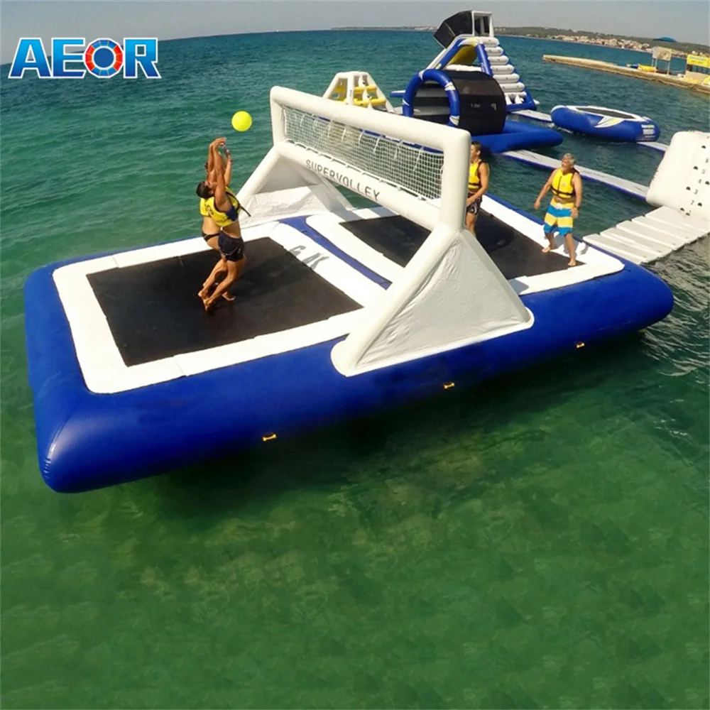 Customization Size Inflatable Volleyball Court Water Float Summer ...