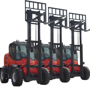 Chinese All Terrain Forklift Articulated Frame 4x4 Off-road Forklift Mini Loader Forklift - Buy ...