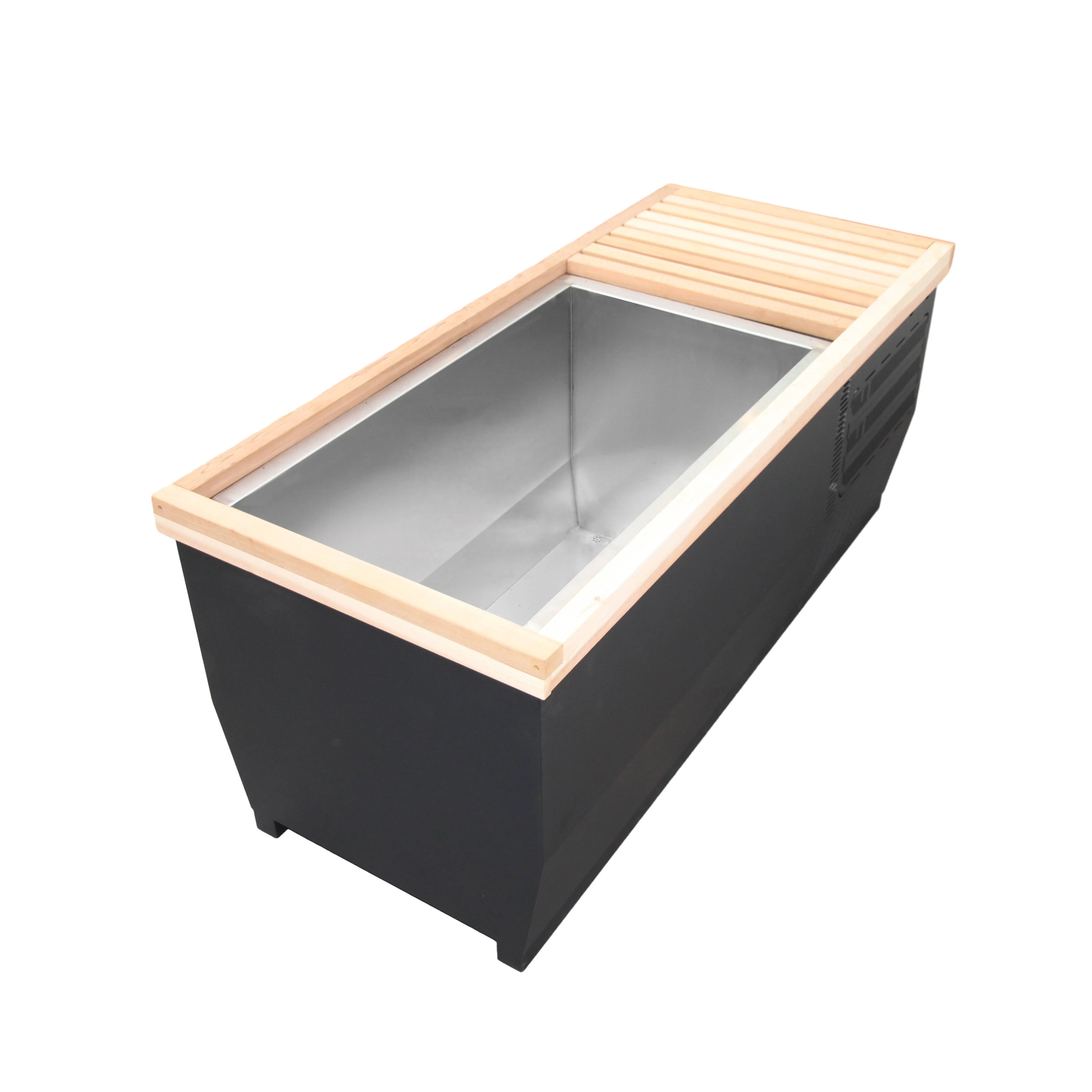 Keya Factory Cold Plunge Ice Bath - Wood & Stainless Steel Tub