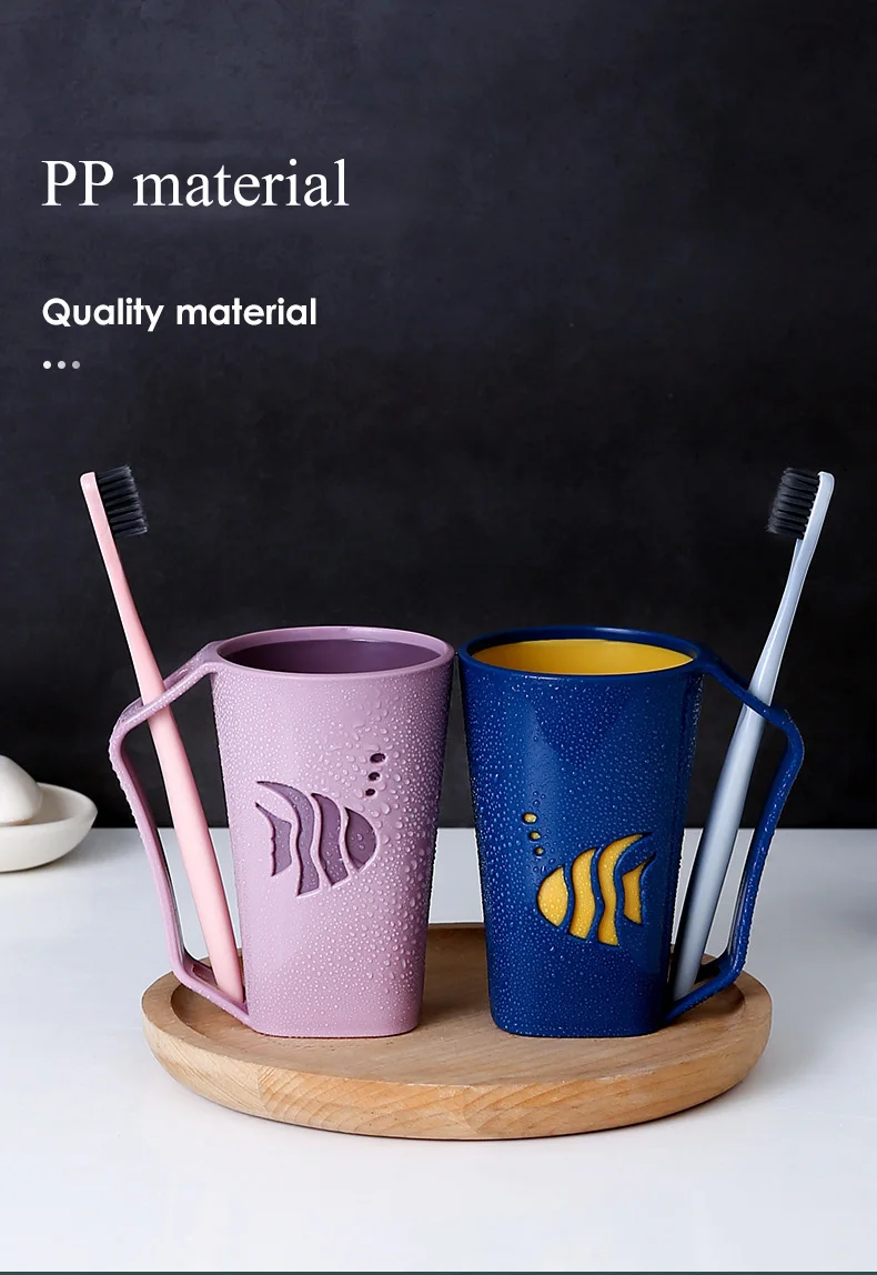 Cute Children's Toothbrush Cup Creative Mouthwash Cup With Handle ...