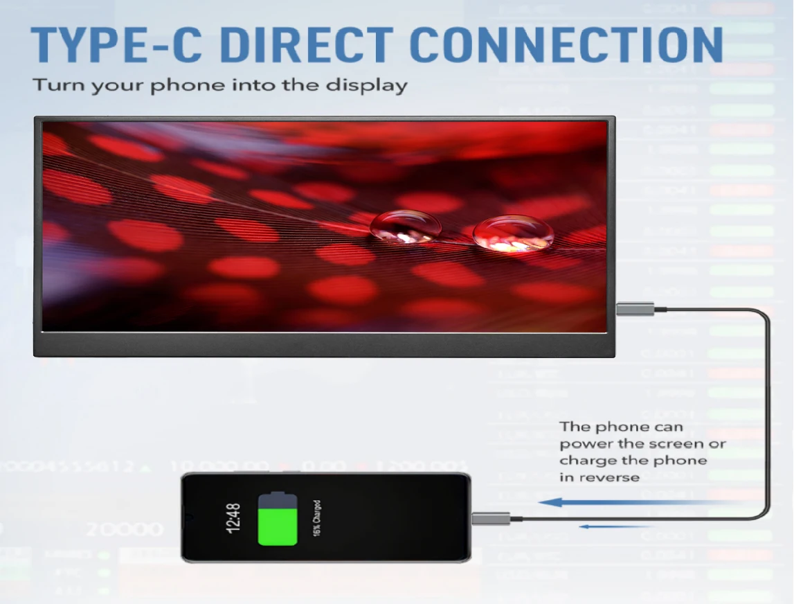 17 Inch Extendable Screen Usb Type C Full Hd Oled Laptop Screen ...