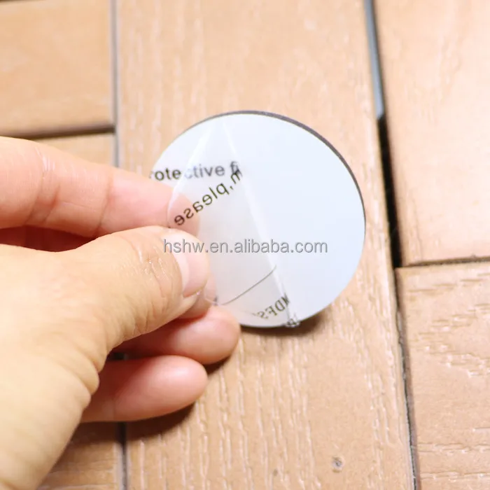 Personalize White Blank Name Badge MDF Sublimation Button