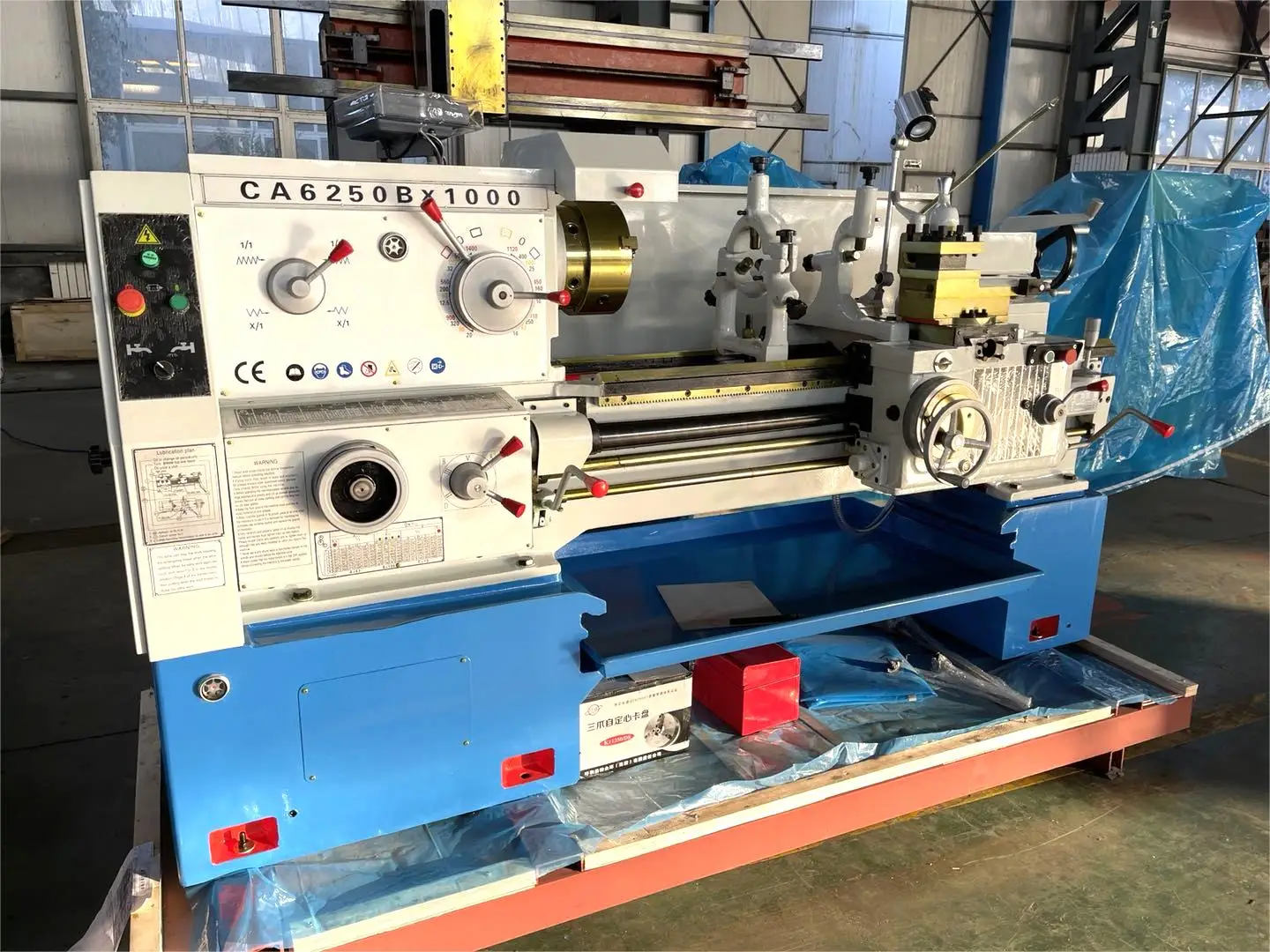 Metal Gap Bed Manual Lathe With Digital Display Ca6150 1000mm Mini ...