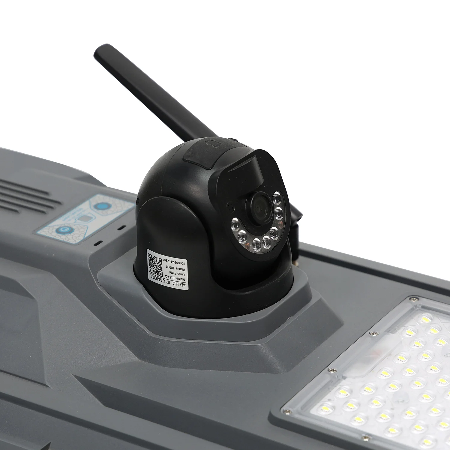 STARSHIP III Outdoor LED Solar Street Light with CCTV