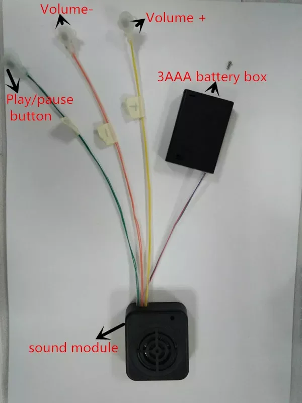 Voice Message Box Playback Module Clear Sound DIY for Stuffed Animals ...