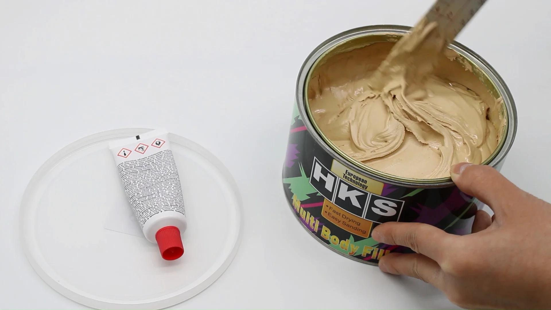 2k Body Filler Autobody Putty Car Bodywork Fillers 2k Putty Hardener ...