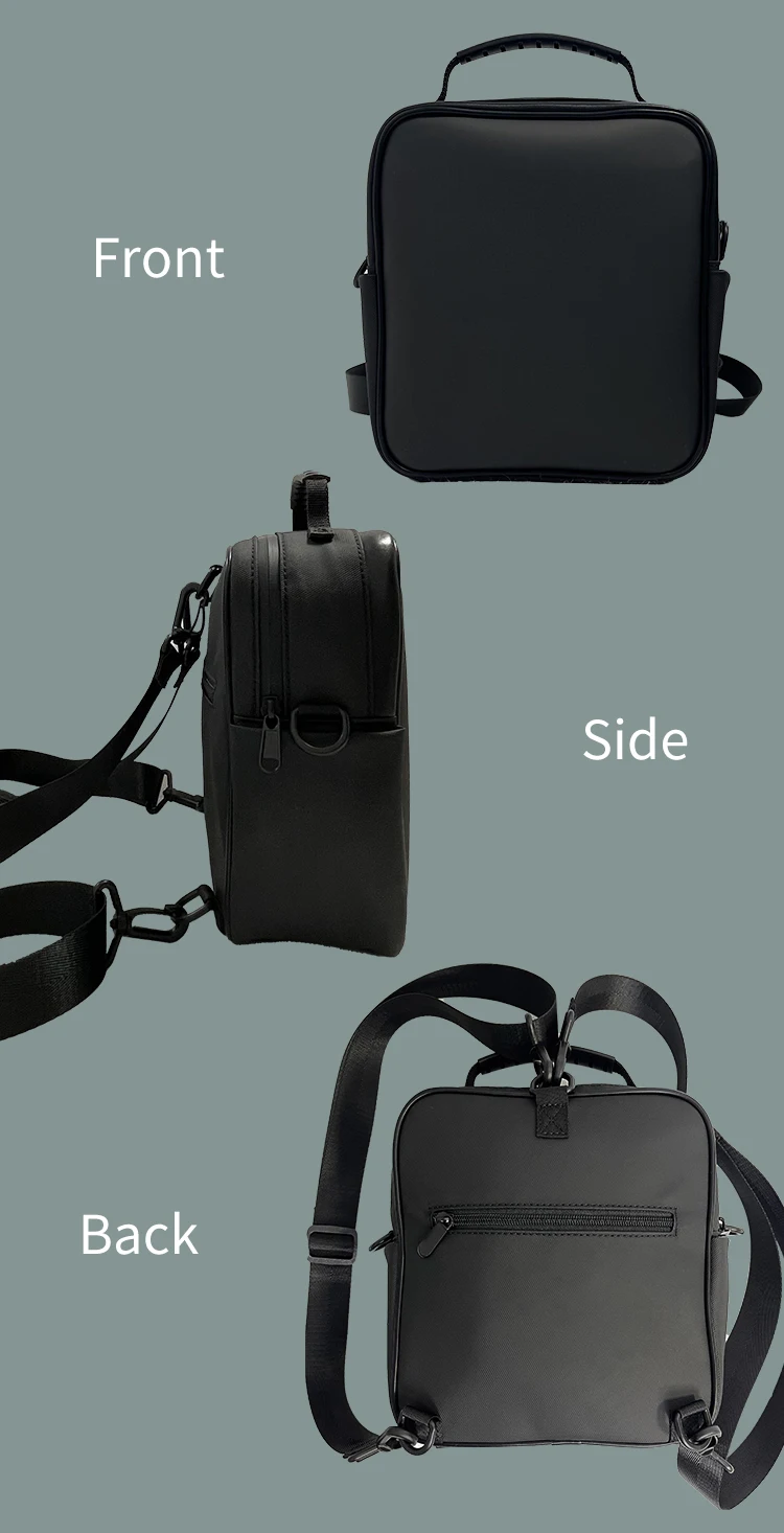 Waterproof Crossbody LED Sling Bag with Animation & Customizable ODM