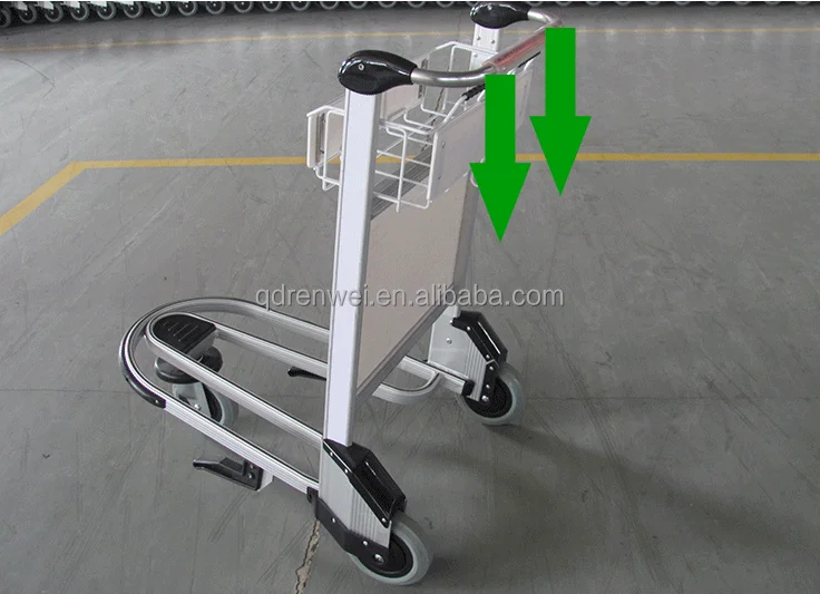 Airport Trolley With Brake Hand Brake Airport Trolley Airport Baggage ...