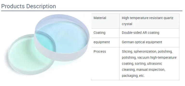 Collimator Focus Lens Precitec/wsx D30 for Laser Cutting