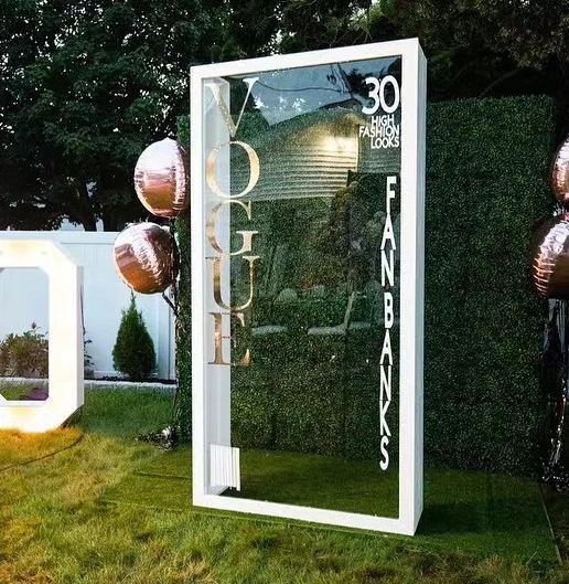 New Design Simple Wedding Party Event Decoration Props Iron Magazine ...