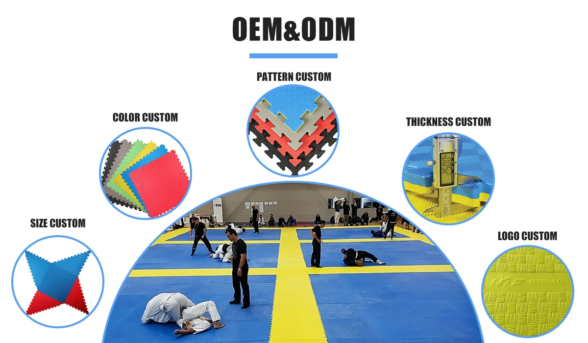 WKF Approved Karate Training Mats - Durable & Versatile