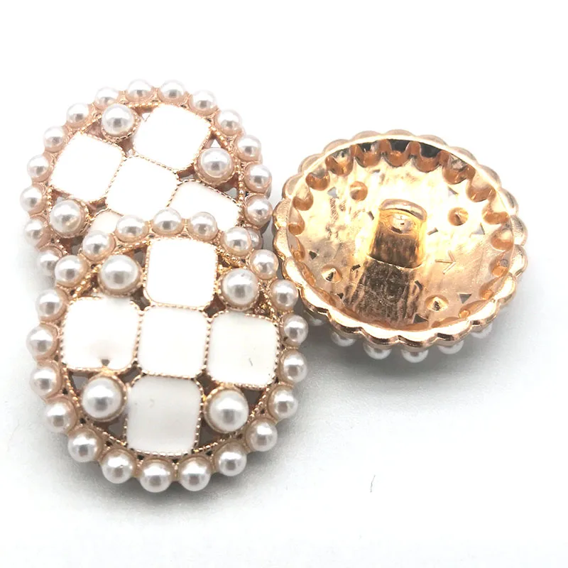 High Quality Lady Round Shank Fancy Sewing Customize Buttons Large ...
