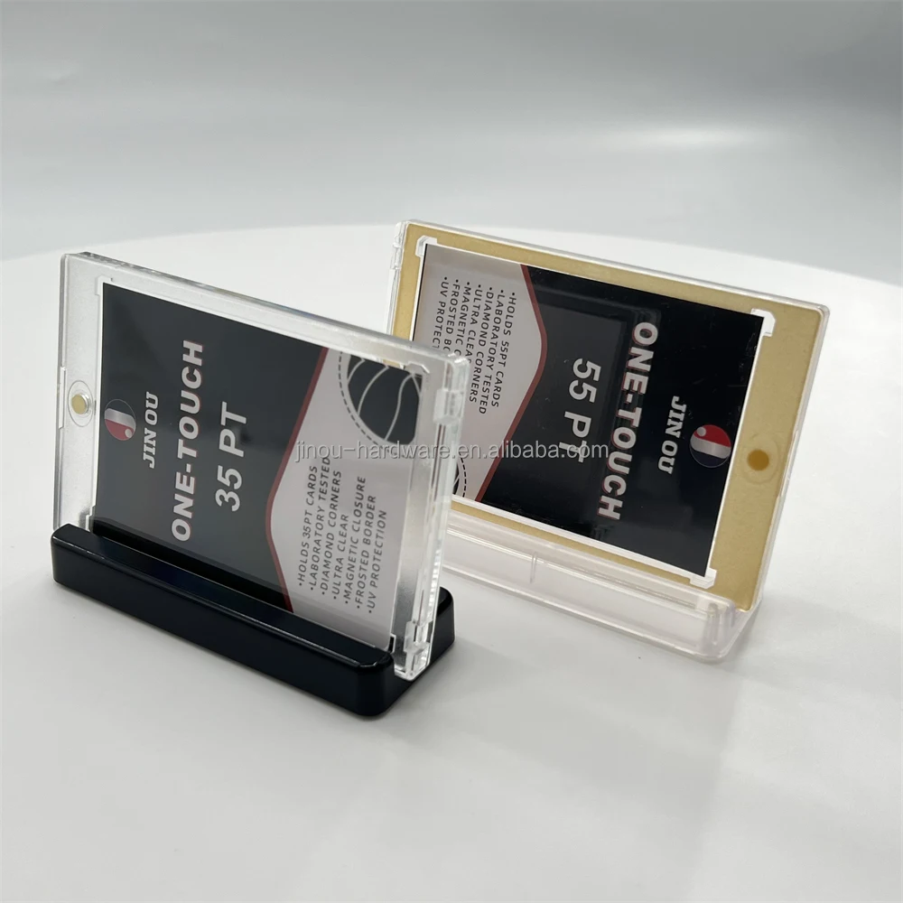 Acrylic Display Card Stand One Touch Black White Toploader AP-CDS-014 ...