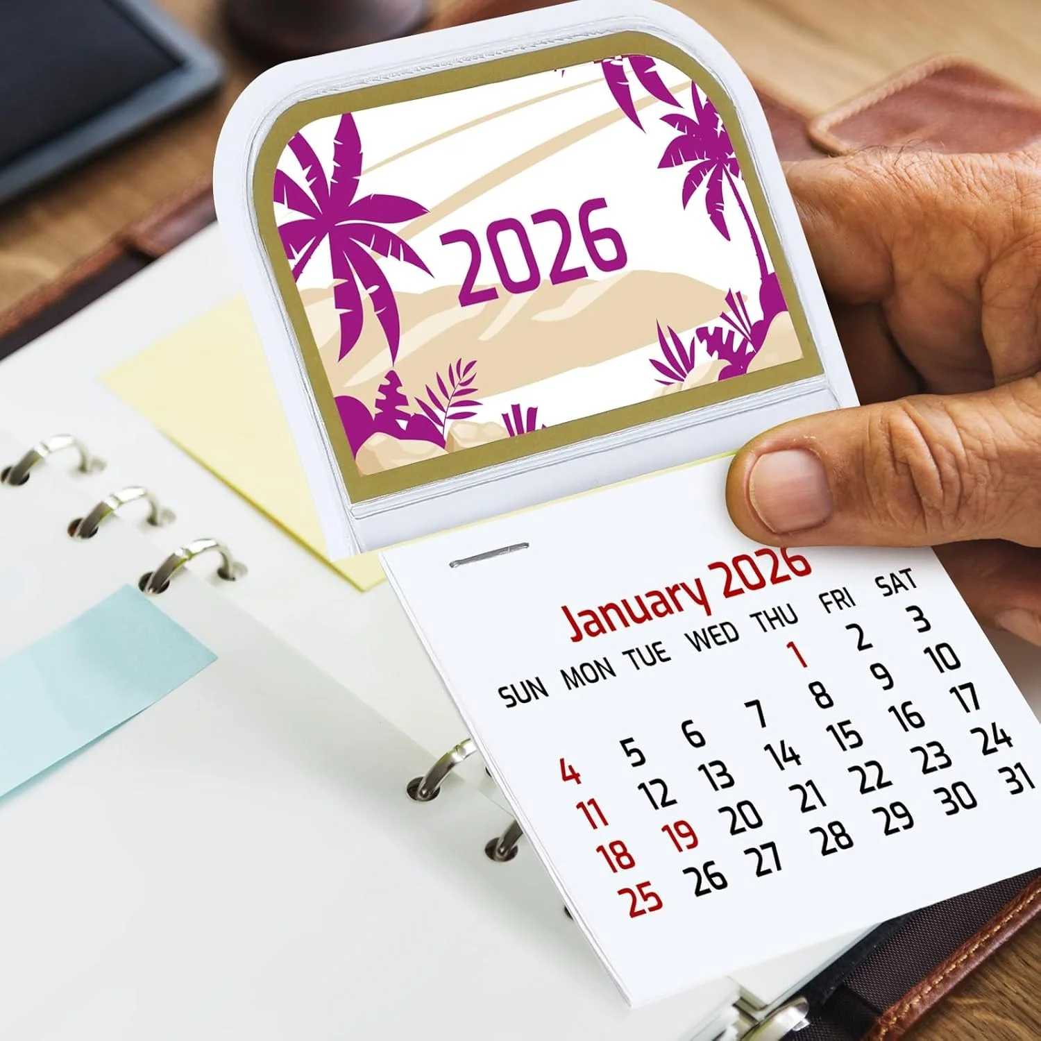 Mini Stick on Calendar Peel and Stick Calendar Small Wall Calendars ...