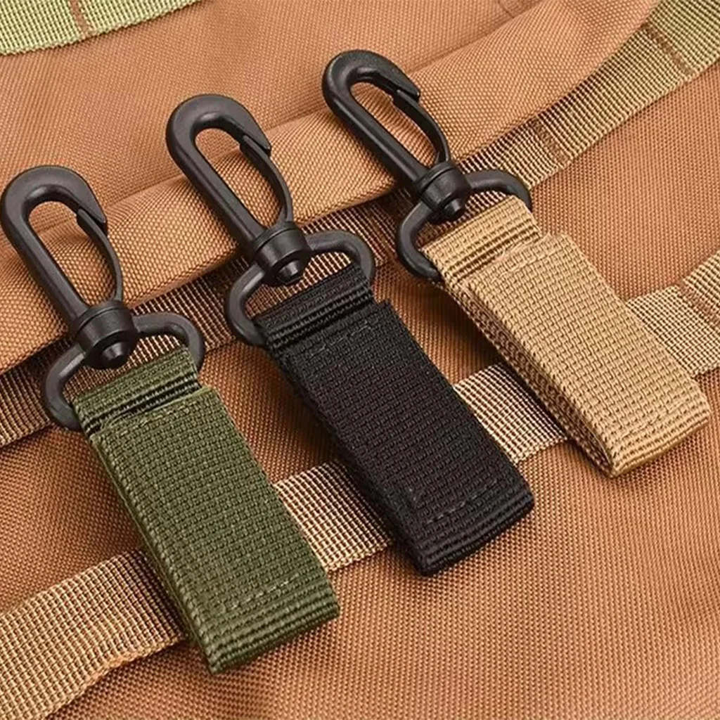 Hot Custom Tactical Molle EDC GEAR 360 Rotation Swivel Strap Nylon ...