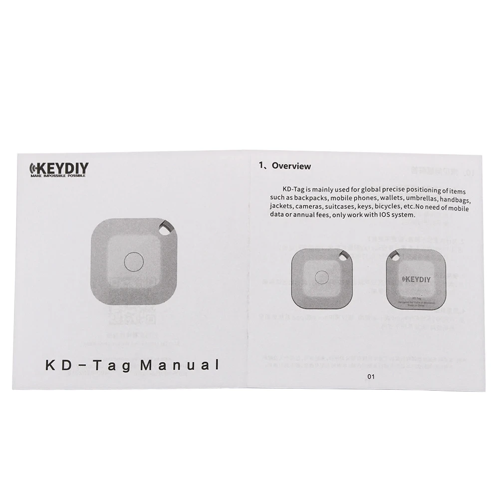 Keydiy Kd Tag Kd-tag Tracking Device Bluetooth Positioner Anti-loss Elf ...