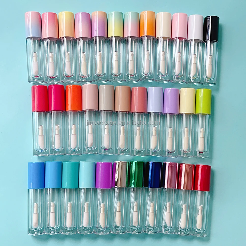 JIE MEI Stock MOQ 100PCS 5ML Big Wand Lip Oil Bottle Wholesale