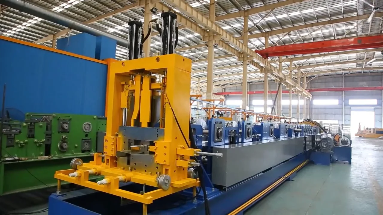 Galvanized Iron Metal Building Purlins Forming Solutions Cold Rolled ...