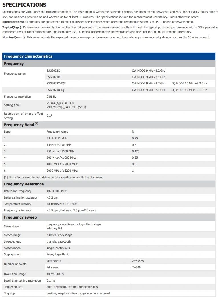Siglent SSG3032X-IQE Rf Signal Generator Has A Frequency Range Of 9 Khz ...