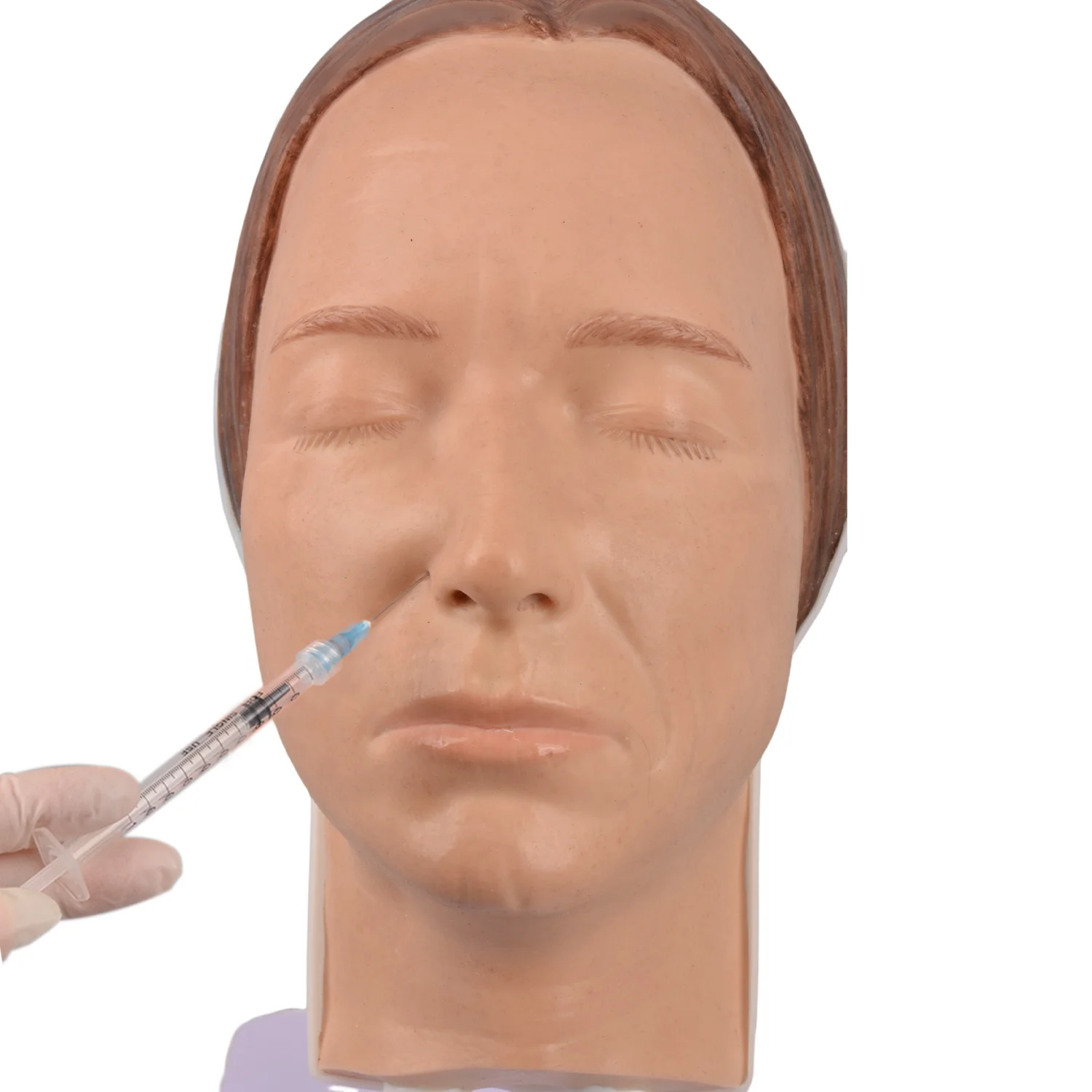 Practice Mannequin Silicone Face Model for Injection Training