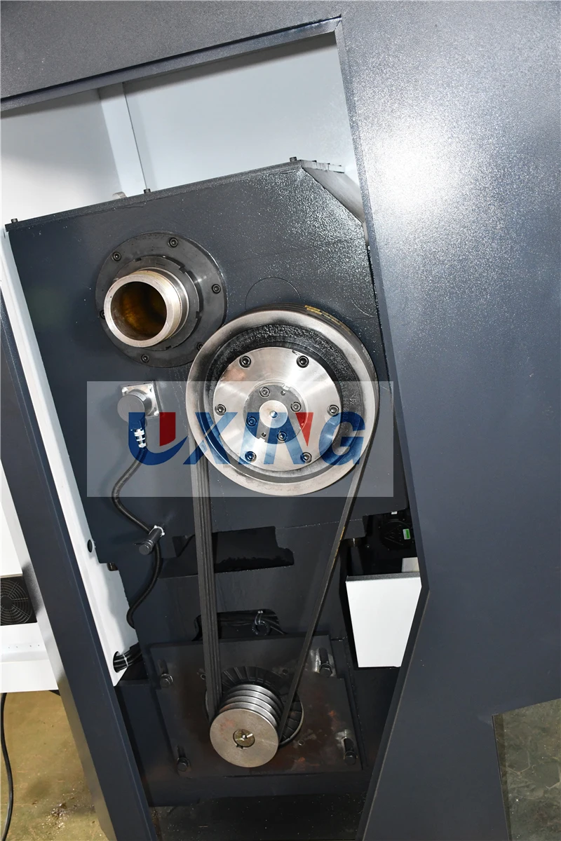 Heavy Duty Automatic Feeder Horizontal FANUC Cnc Control Lathe Machine ...