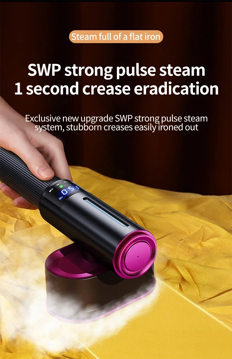 Portable Handheld Garment Steamer Iron Mini 3 In 1 Vertical Rotatable ...