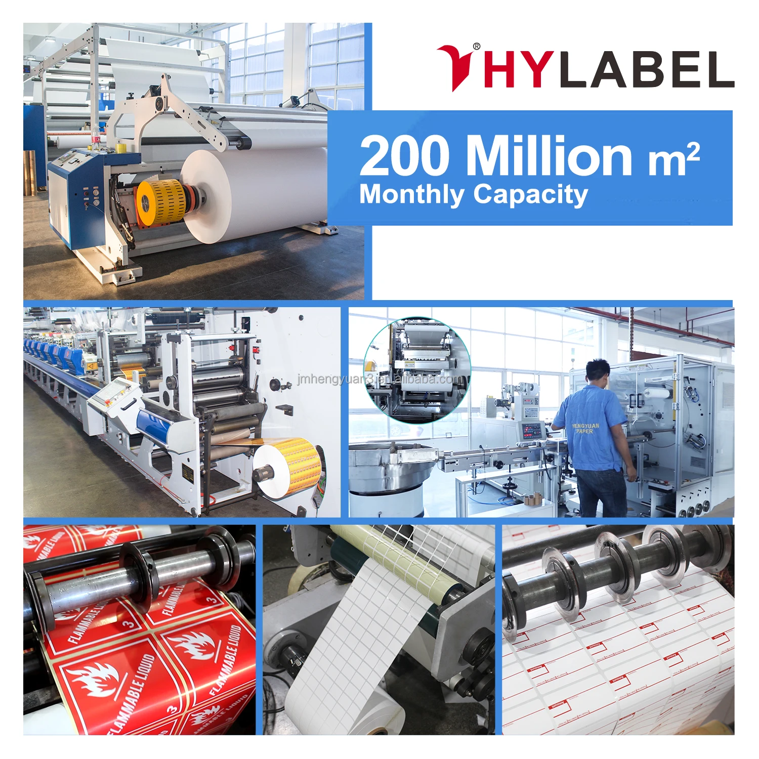 Inkjet Sticker Label Jumbo Roll Self Adhesive Sticker Paper Roll Glossy ...