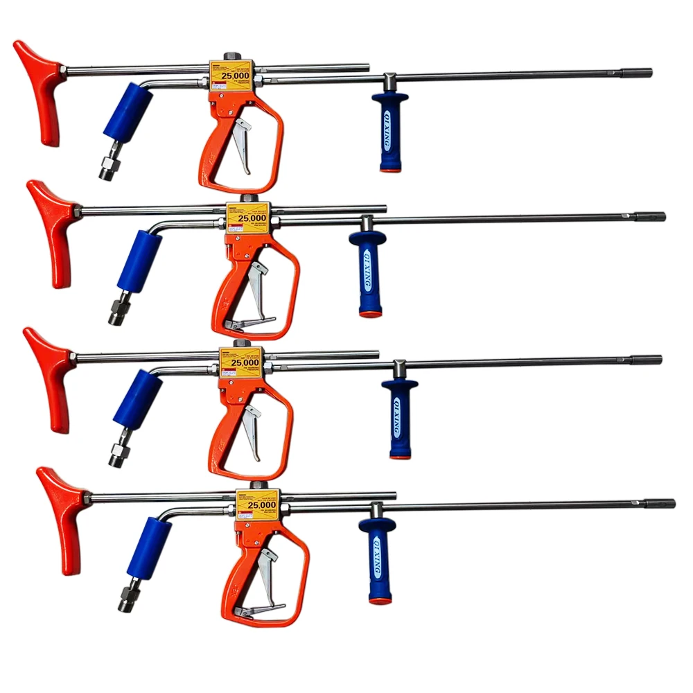 1500bar 2800bar water spray gun overflow water jetting gun drum valve ...