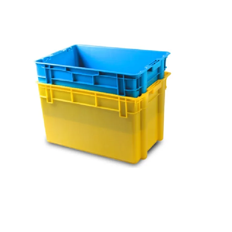 Custom Nestable Plastic Crates Stackable Plastic Crates Solid Nestable ...