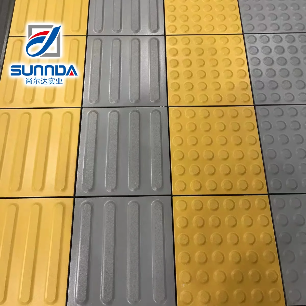Full Body Outdoor Paving Floor Tiles Blind Guding Public Places Dotted ...