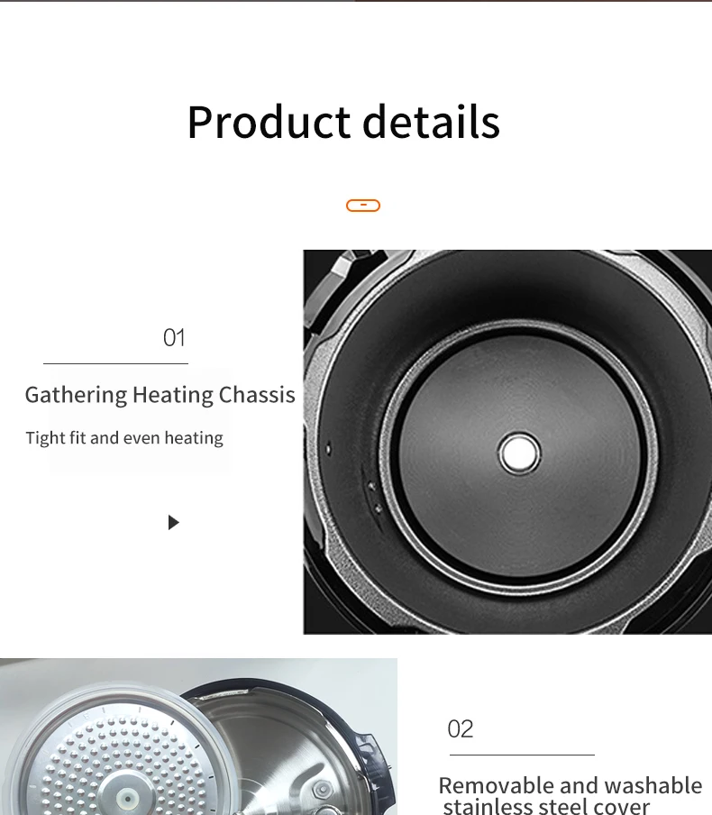 New Design 6L Electric Multi Cooker - Smart Cooking Solutions