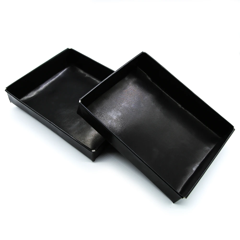 Easy Handle PTFE Solid Tray - Durable & Non-Stick BBQ Basket