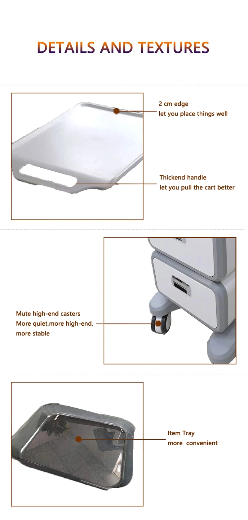 Multifunction Trolley - Stylish & Versatile Salon Cart
