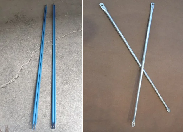 H Type Frame Scaffold Set Iron Steel Frame Construction Mobile Walkthru ...