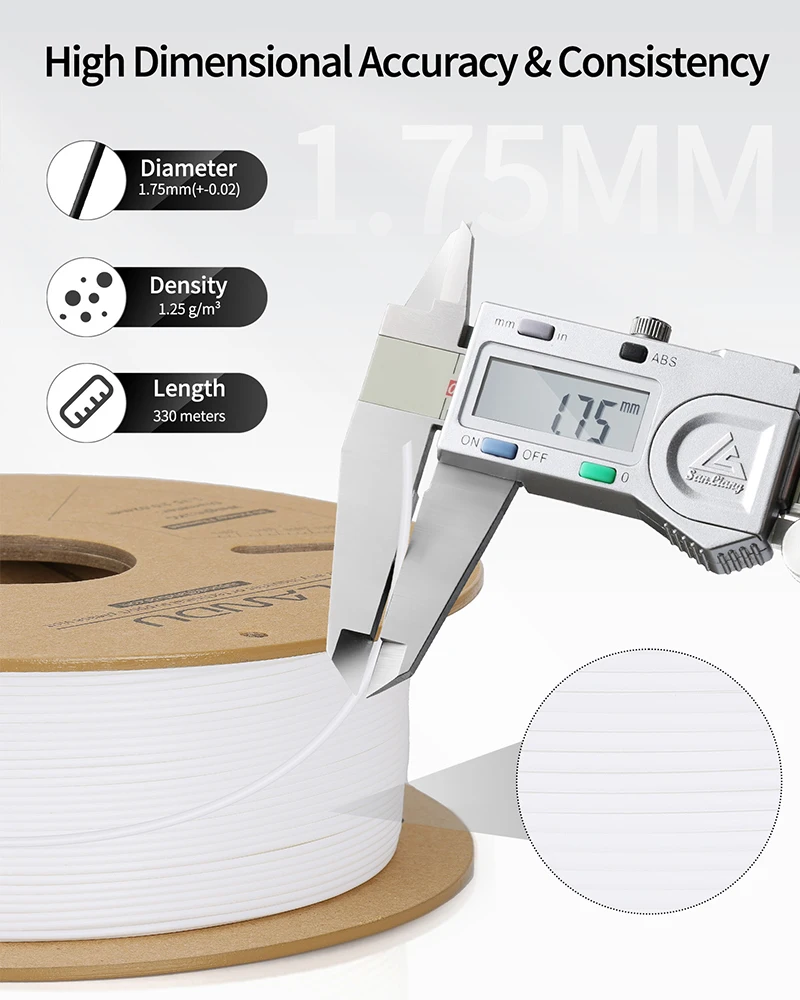 Landu 3D Printer Filament - High Quality PLA/ABS Refill