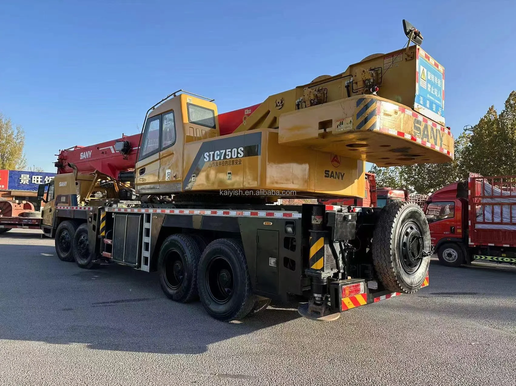 Used 75 TON China Original Sany STC750S Mobile Truck Crane Sany STC750S ...