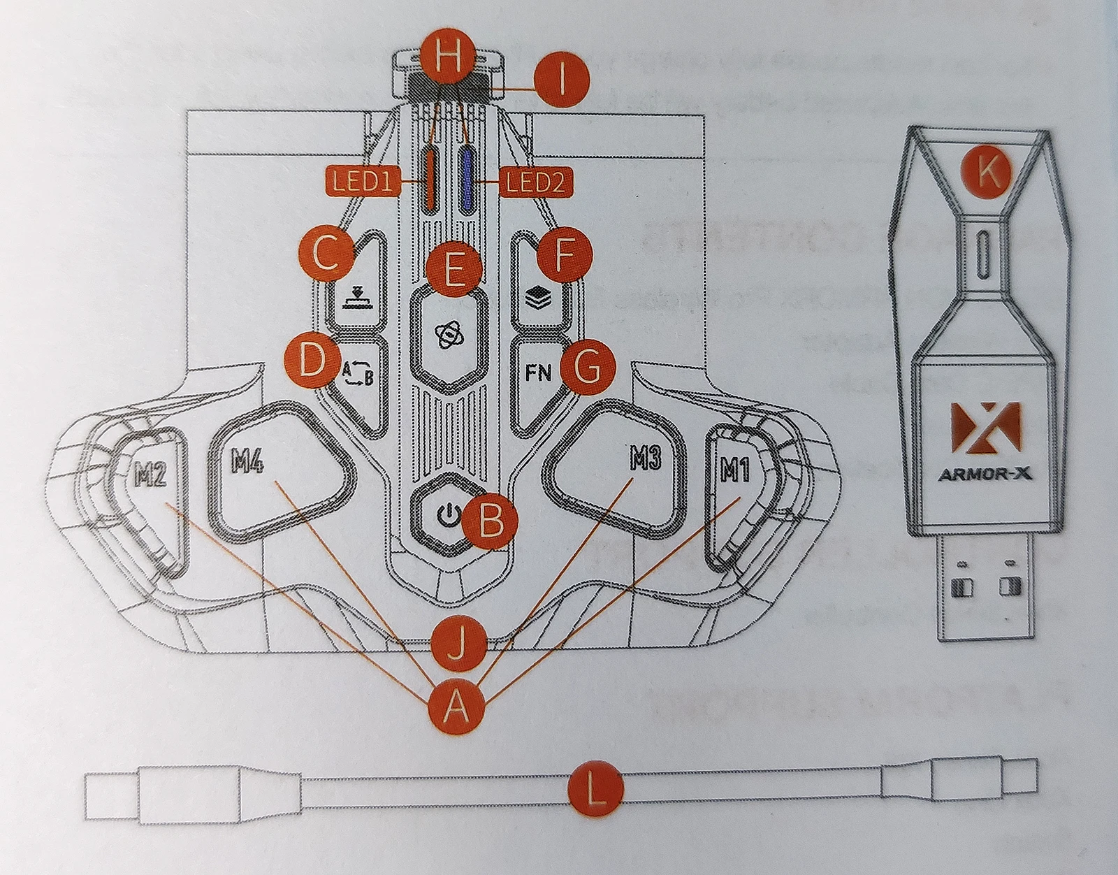 ARMORX Pro Wireless Back Button for Xbox Series Controllers