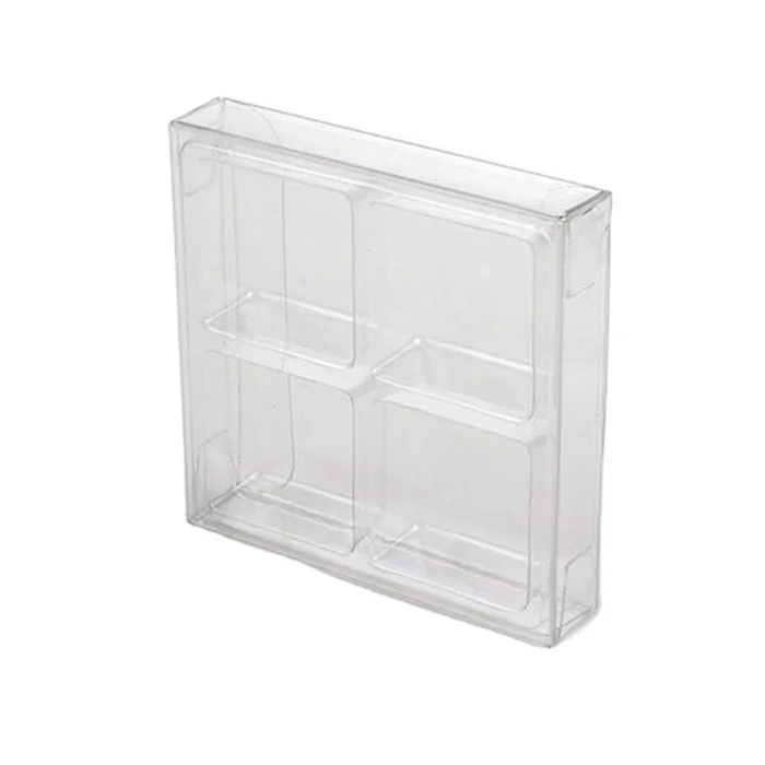 Custom Clear Disposable Plastic Candy Box with Insert Tray