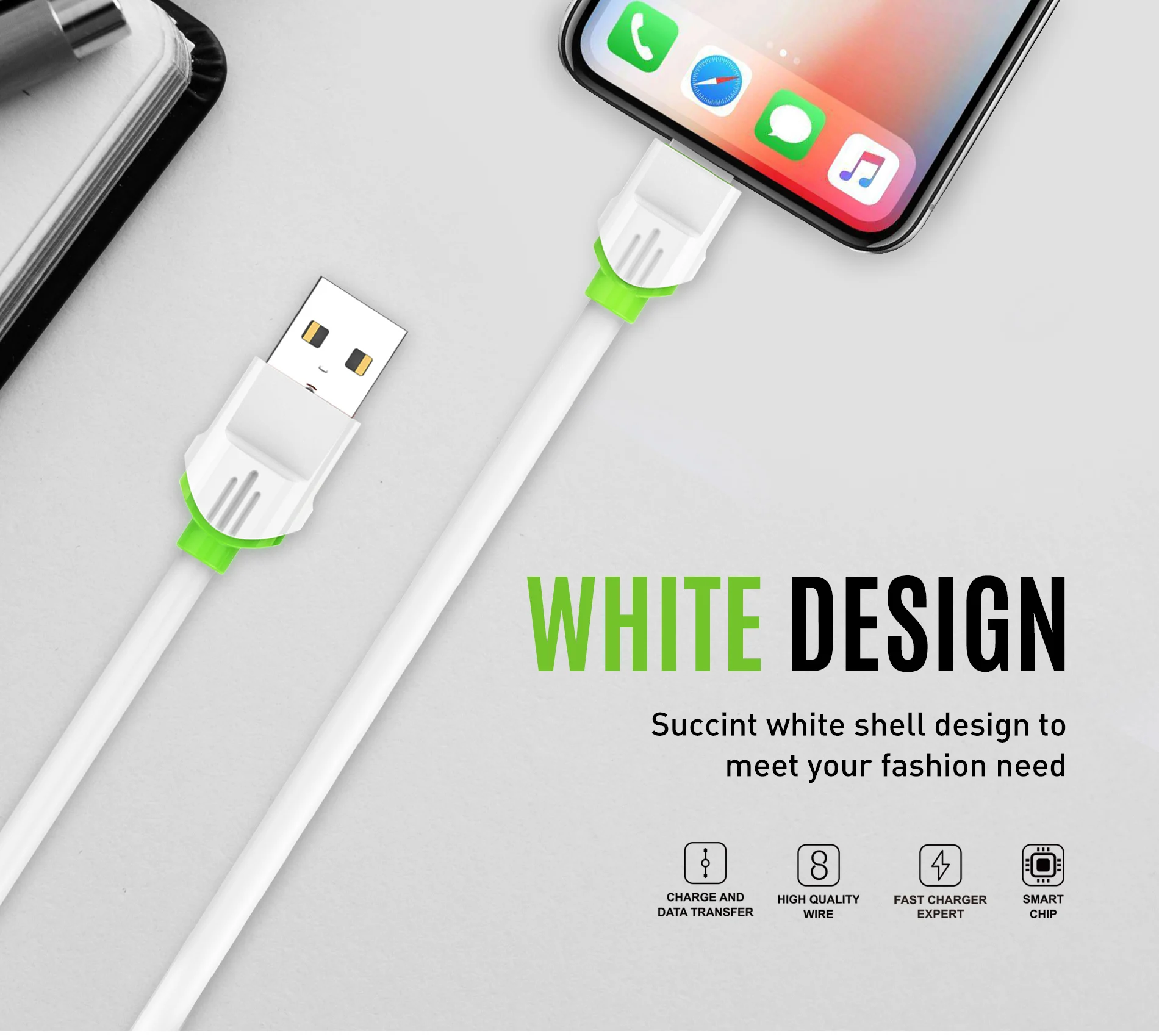 Factory Ldnio Ls32 Usb Data Cable 2.4a Fast Charging Data Cable For ...
