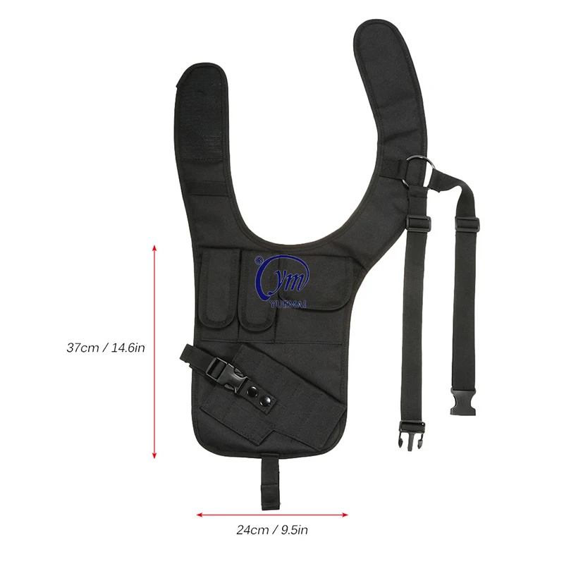 Tactical Nylon Gun Armpit Hidden Underarm Holster Safety Storage ...