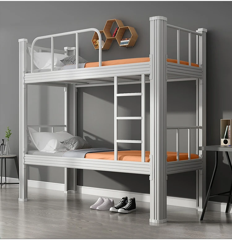 Steel bed frame double deck store