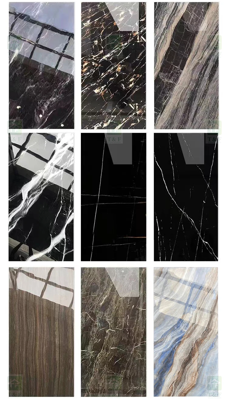 60x120 Full Body Blue Glossy Interior Apartment Tiles